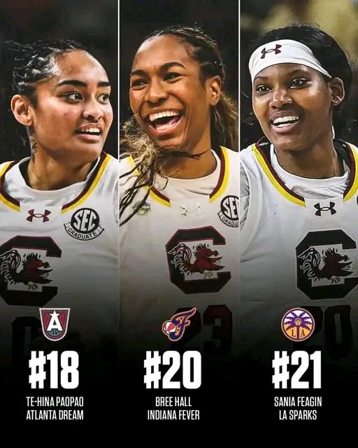South Carolina Gamecocks Dominate WNBA Draft: A Historic Third Time in ...
