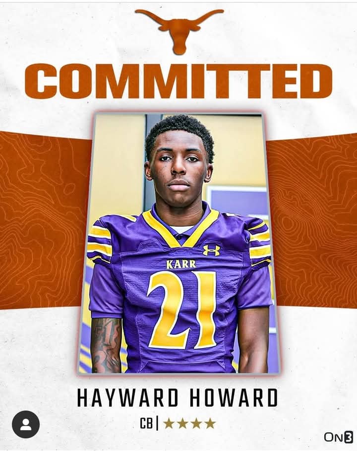 Texas Defends its Defensive Territory: Four-Star Cornerback Hayward ...